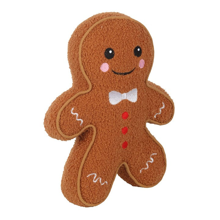 Gingerbread Man Boucle Cushion | Standun